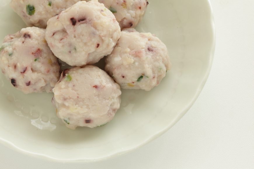 Lobster Ball / Cuttlefish Ball / Fish Ball / Ball with Shrimp Roe ...